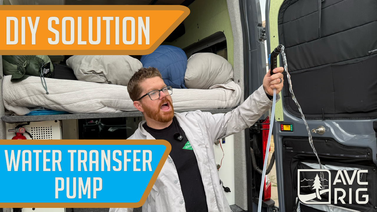 The DIY Van Life Essential: Building Your Own Water Transfer Pump – AVC RIG